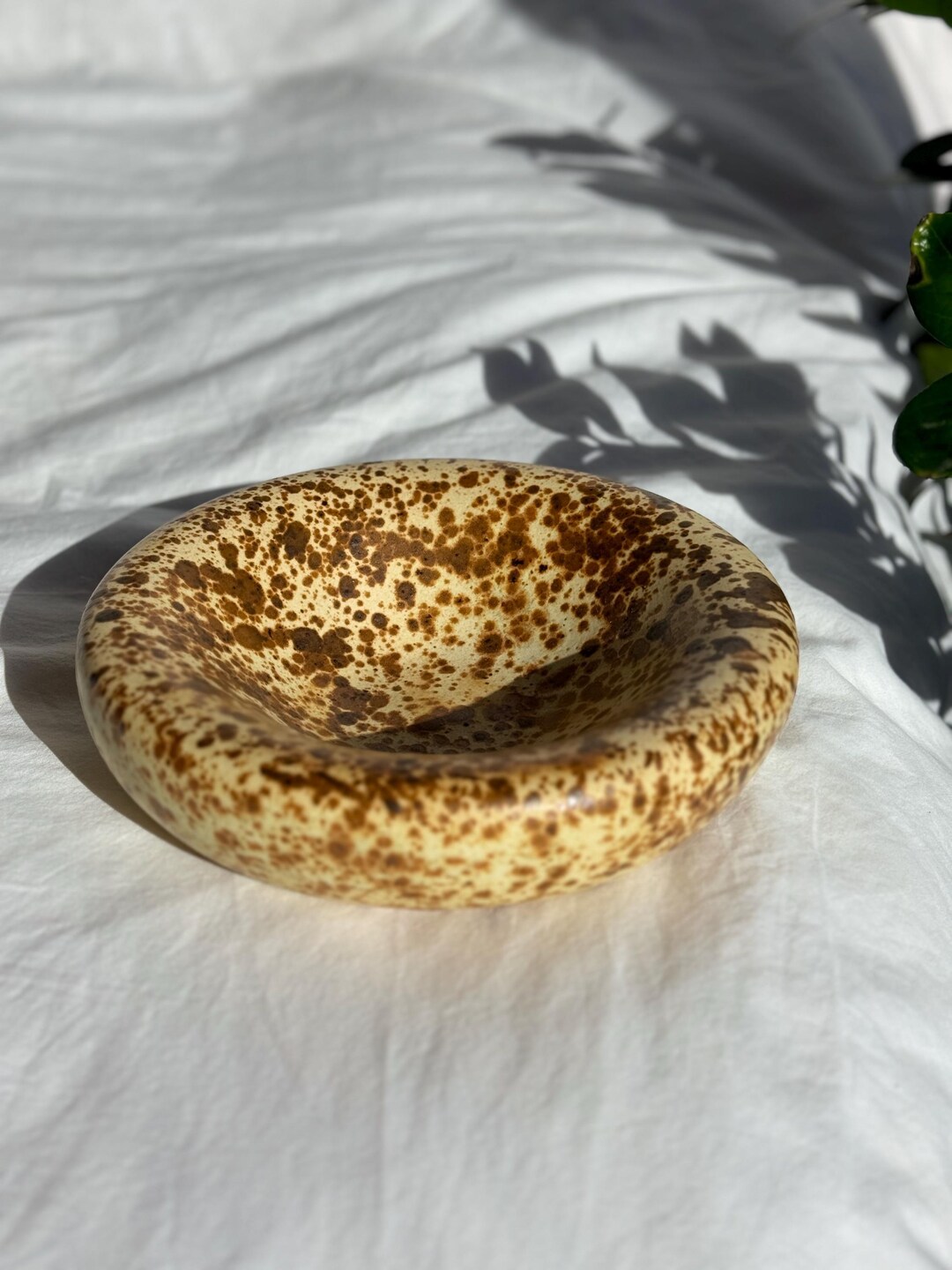 Handcrafted Ceramic Chubby Plate, Donut Plate, Chunky Bowl, Serving Bowl, Dessert Plate, Cloud ...