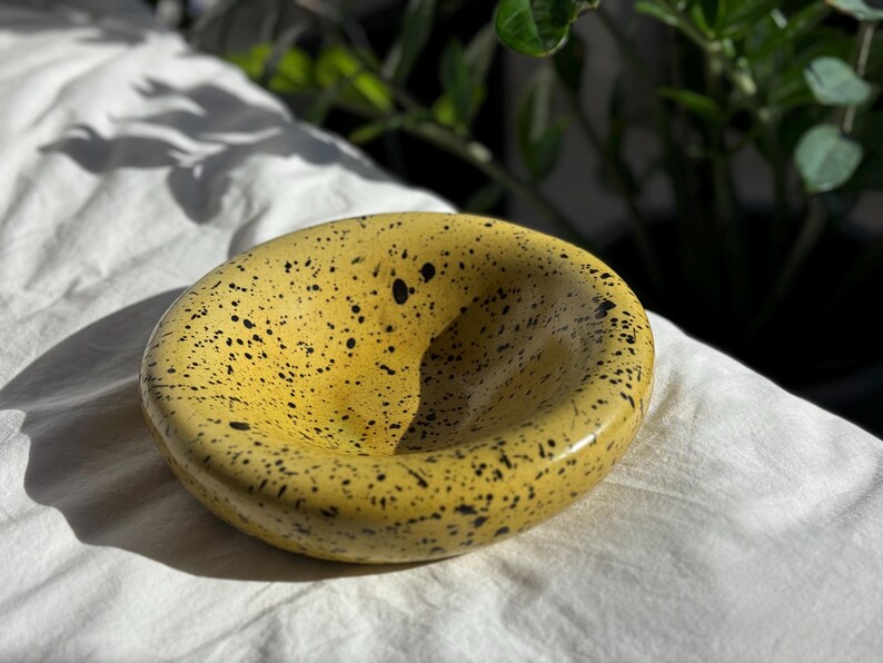 Chunky Bubble Plate, Handmade Ceramic Decorative Plate Vase, Coffee ...