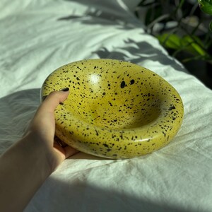 Chunky Bubble Plate, Handmade Ceramic Decorative Plate Vase, Coffee ...