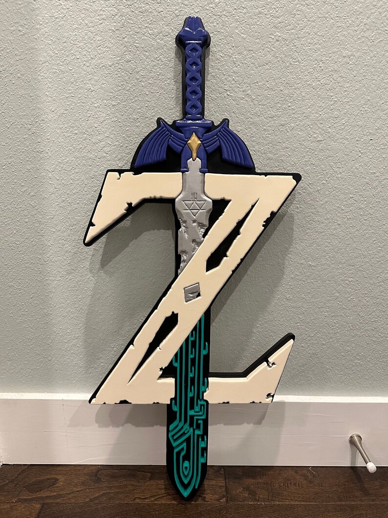 Zelda TOTK Handcut Wooden Wall Art Decor - Etsy