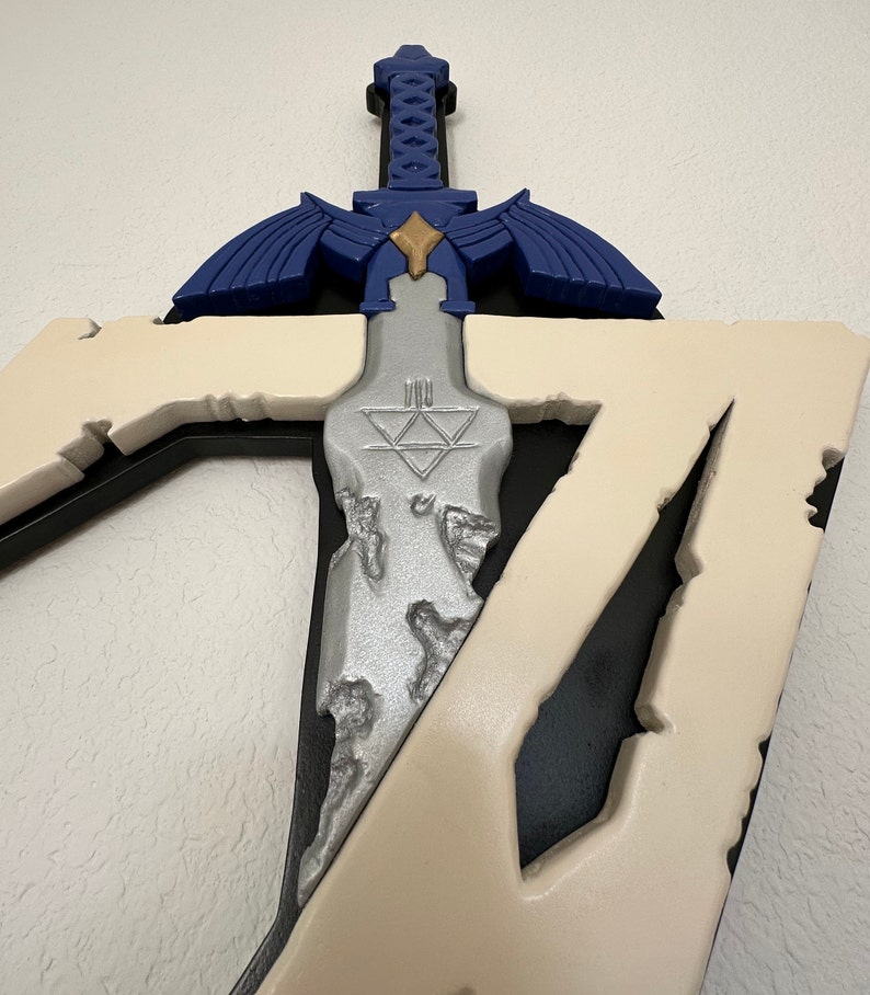 Zelda TOTK Handcut Wooden Wall Art Decor - Etsy