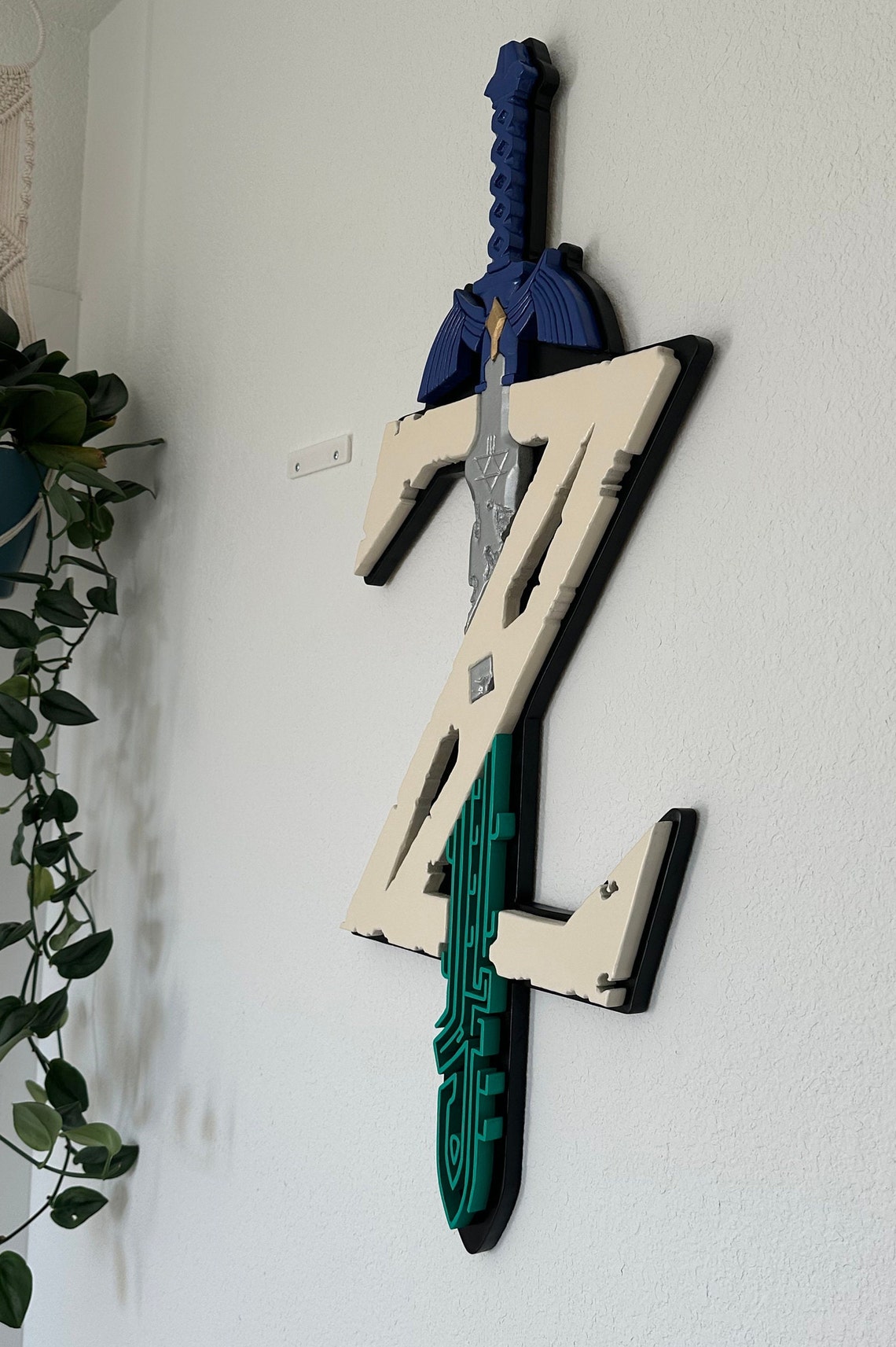 Zelda TOTK Handcut Wooden Wall Art Decor - Etsy