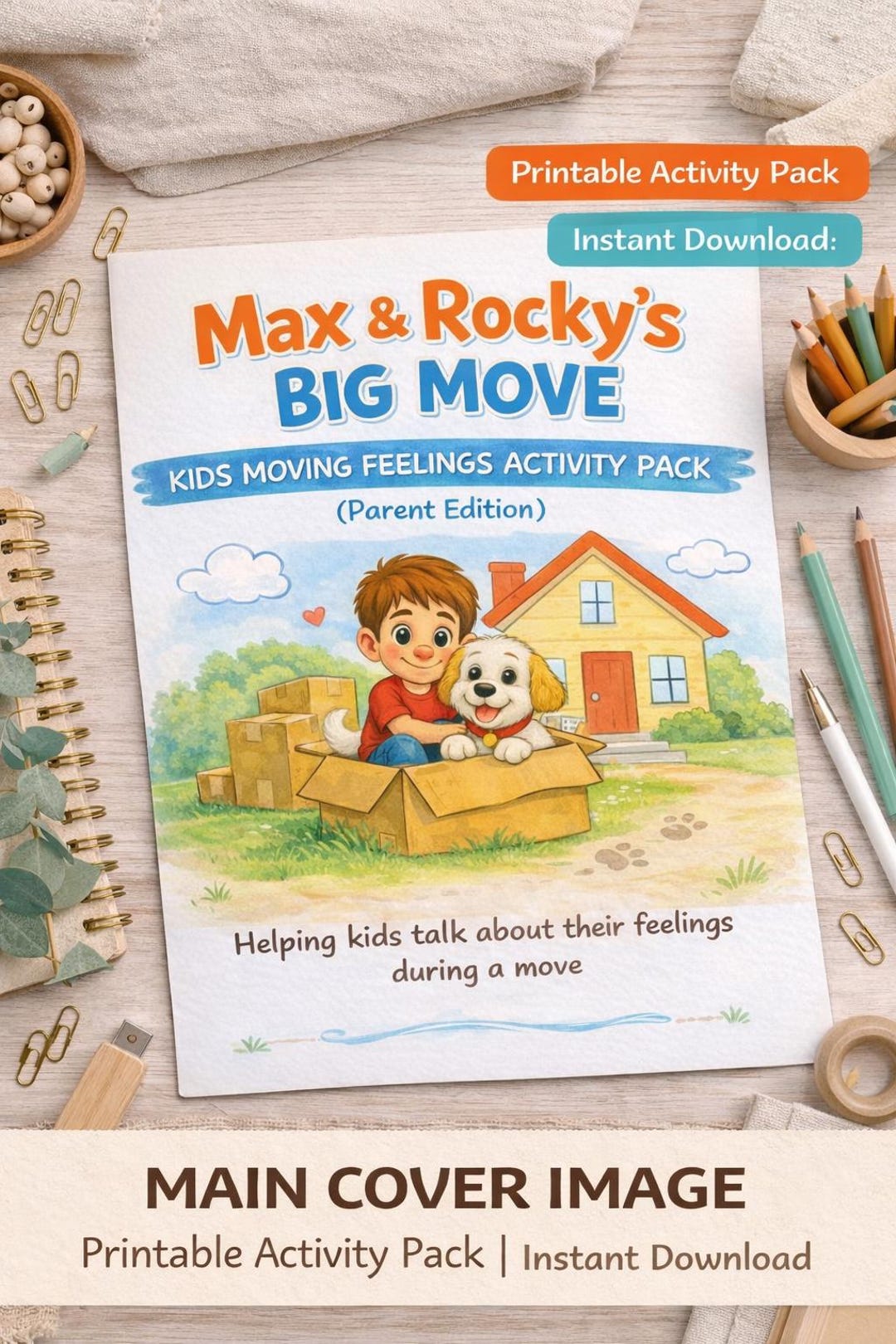 Kids Moving Feelings Activity Pack | Printable Worksheets & Coloring ...