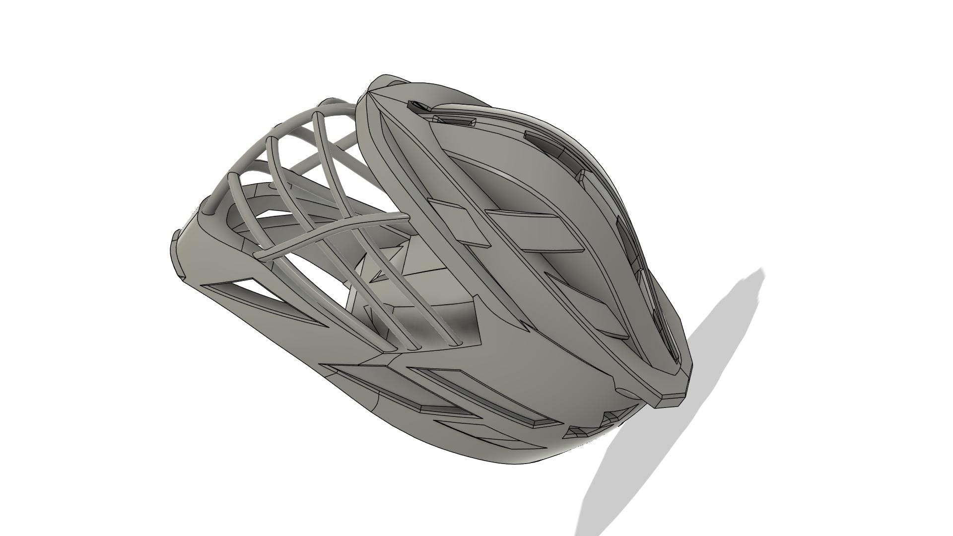 Lacrosse Helmet 3D Model STL File - Etsy