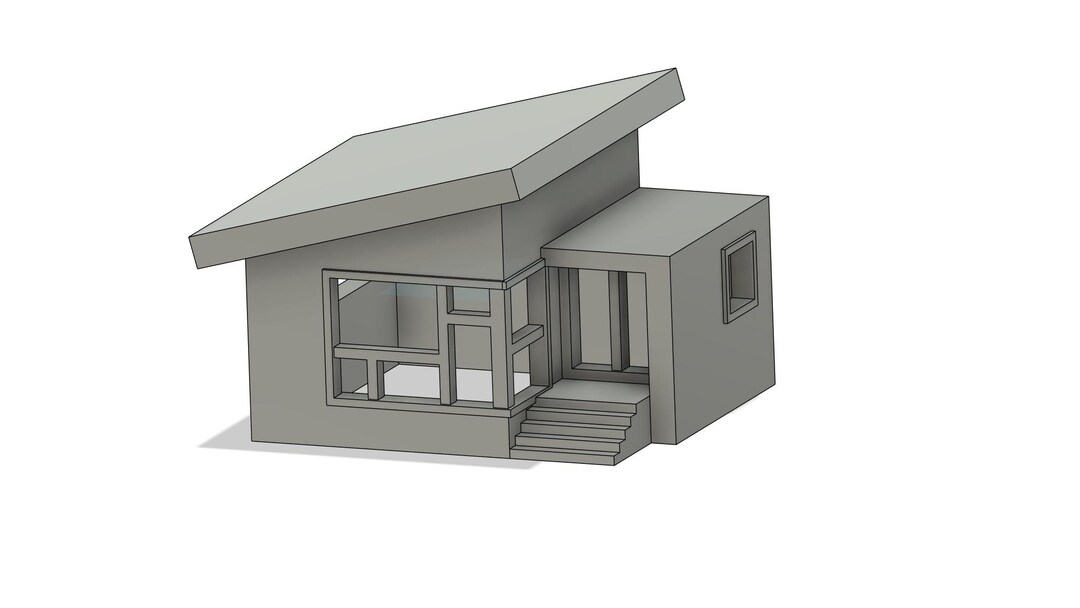 Small Simple House 3D Model, Digital Download Only STL - Etsy