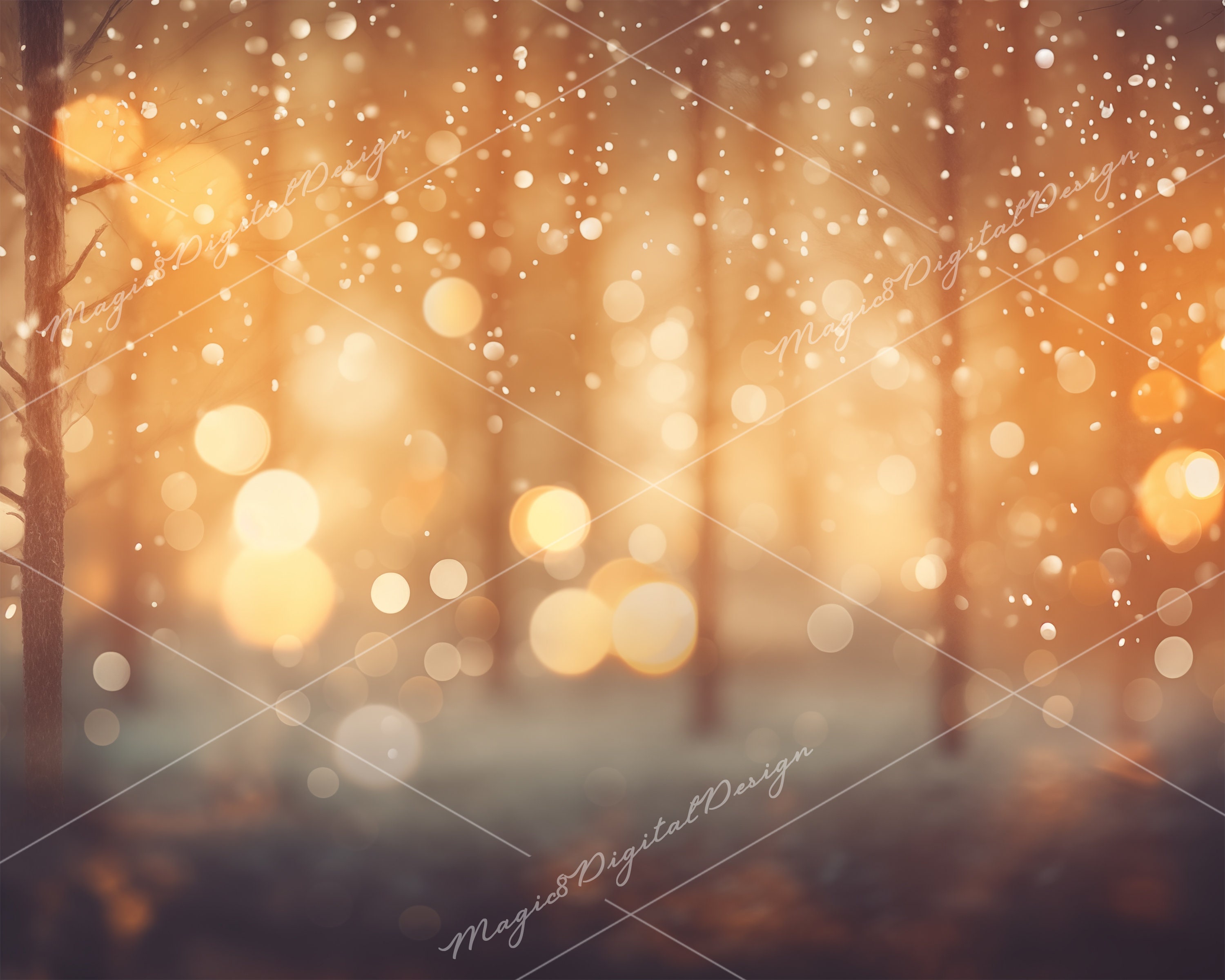 Digital Christmas Bokeh Backdrop,christmas Bokeh Background,studio ...