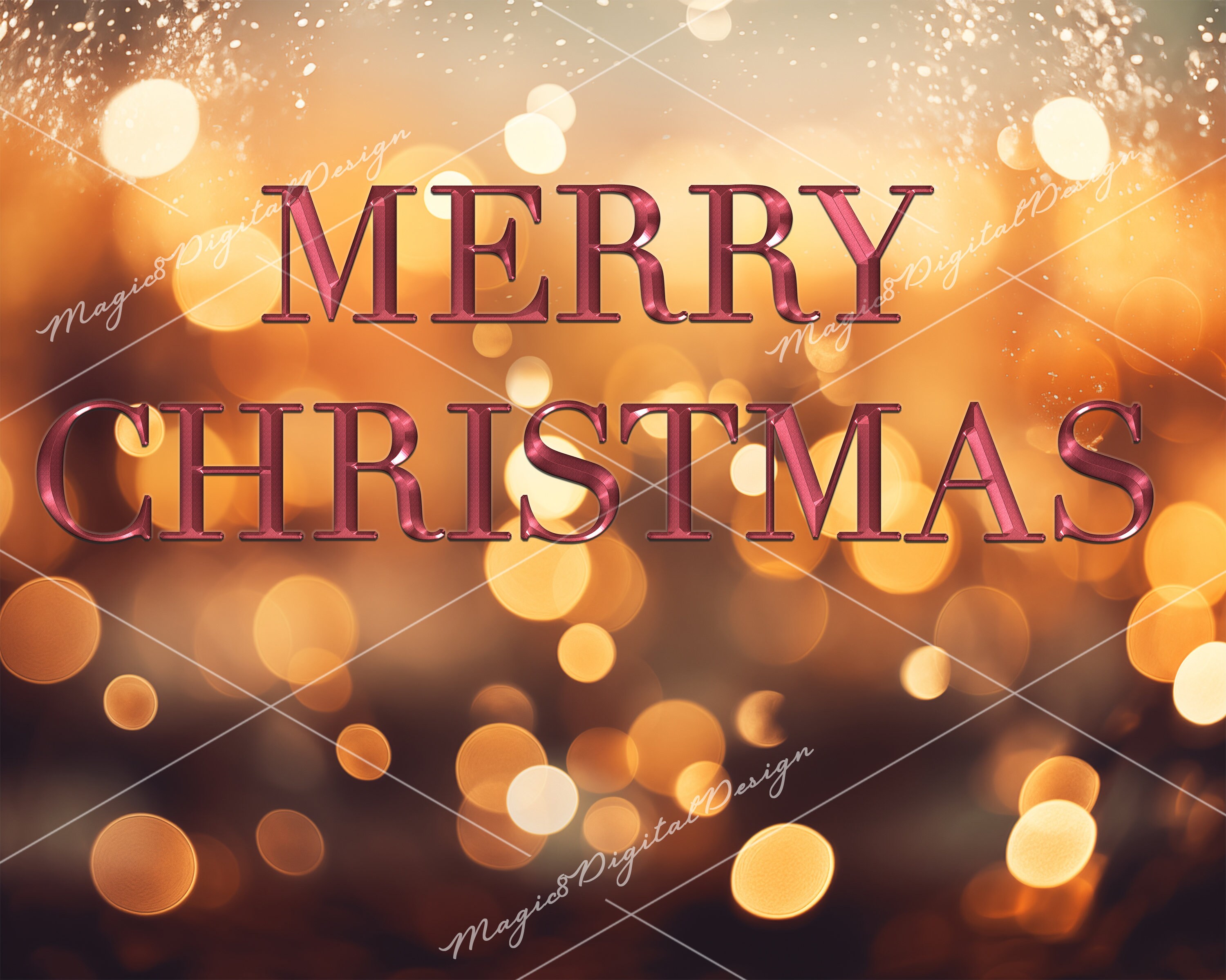 Digital Christmas Bokeh Backdrop,christmas Bokeh Background,studio ...