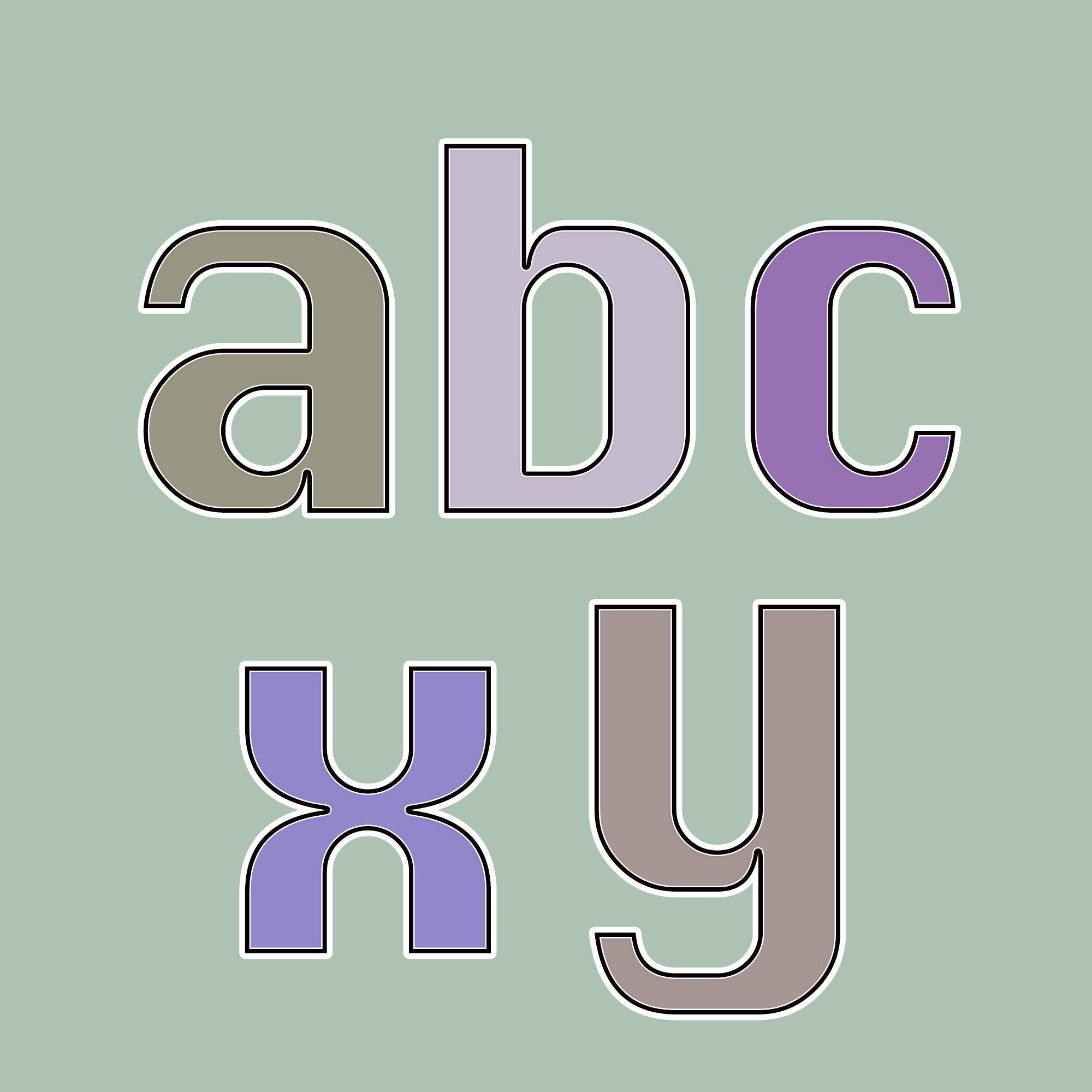 Retro Clips Alphabet Set,png Bundle,png Retro Letters,png Clipart,boho ...