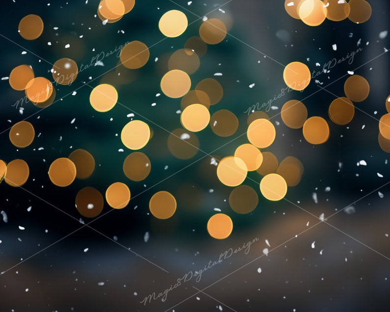 Digital Christmas Bokeh Backdrop,christmas Bokeh Background,studio ...