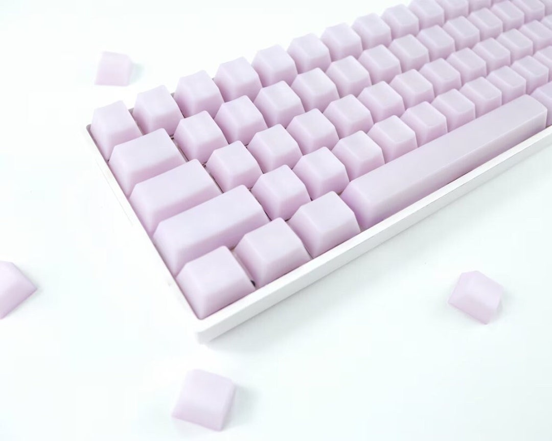 POM Keycap Lavender Keycap Light Purple Keycap Set Keyboard - Etsy