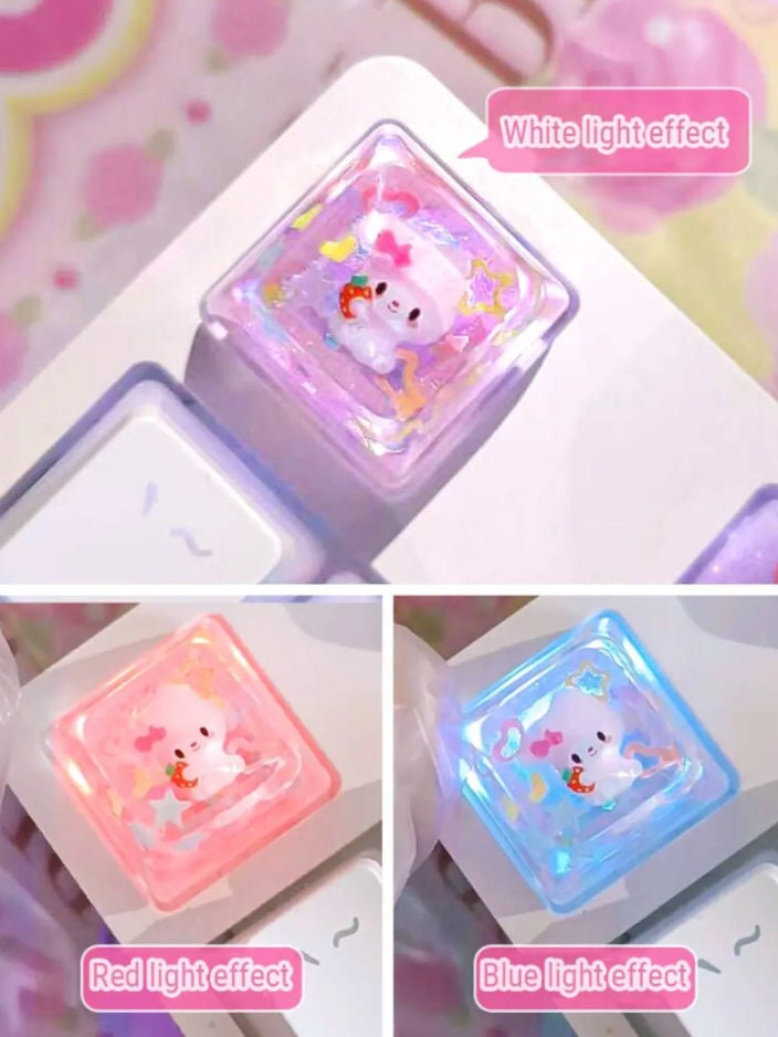 Sanrio Keycaps Kawaii Keycaps Cute Keycaps My Melody - Etsy