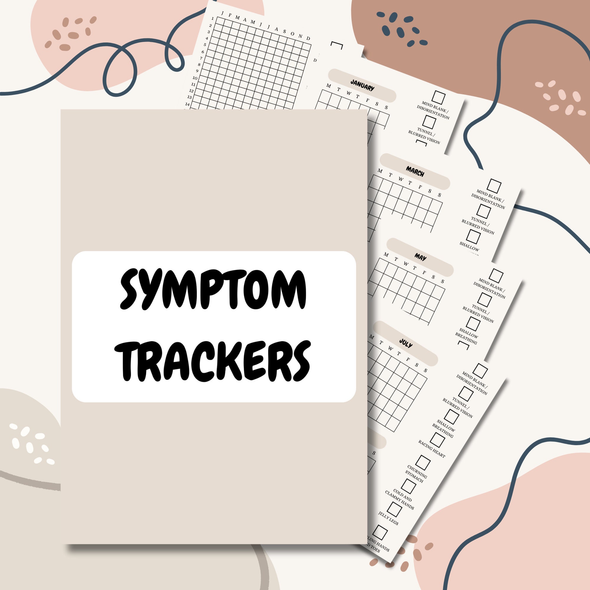 Digital Mental Health Tracker Daily Mood, Emotion and Sleep Log ...