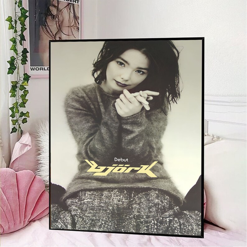 Bjork Debut Album Cover Poster - Etsy