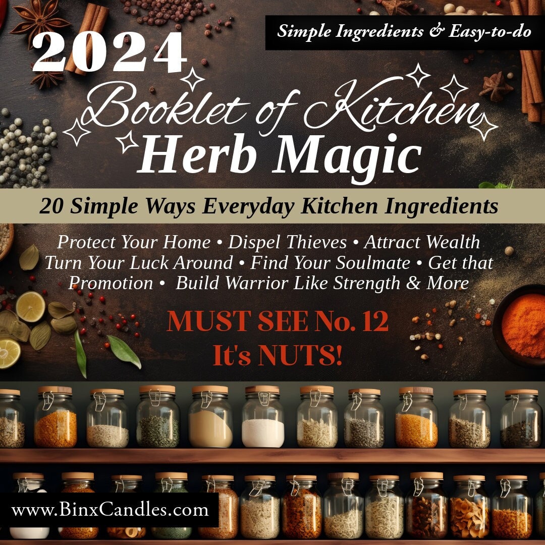 2024 Booklet of Herb Magic 20 Simple Ways to Use Herbs for Magic Modern-day Magic With Herbs ...