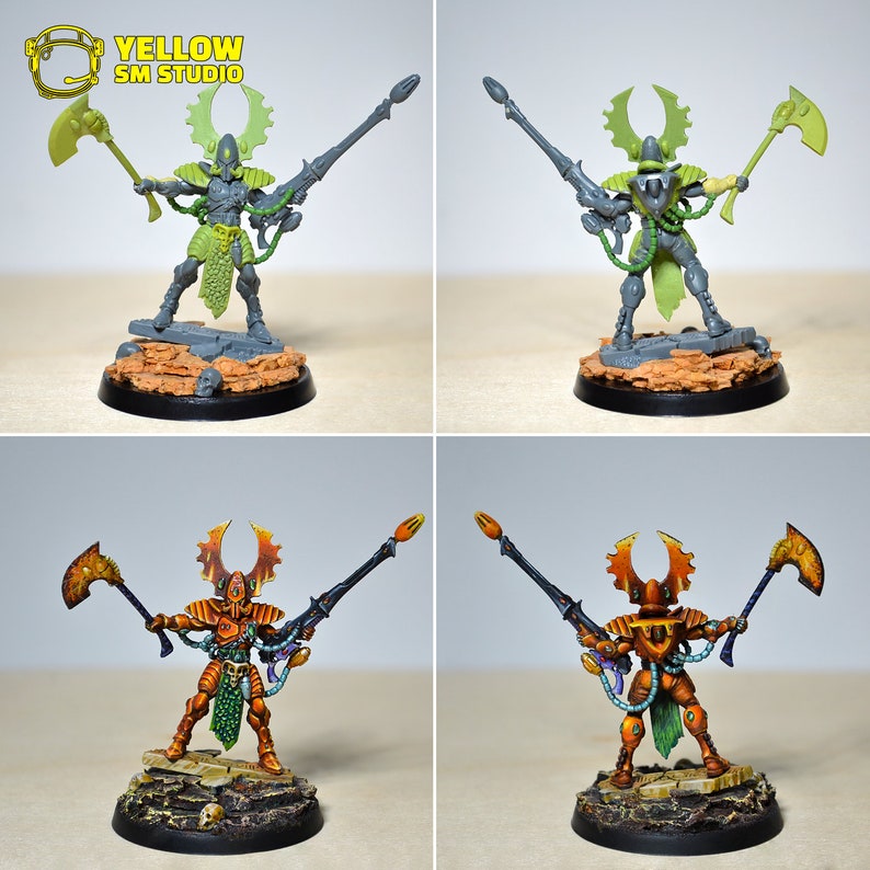 Bespoke Phoenix Lord Fuegan, Infernal Lord From the Warhammer 40000, is ...