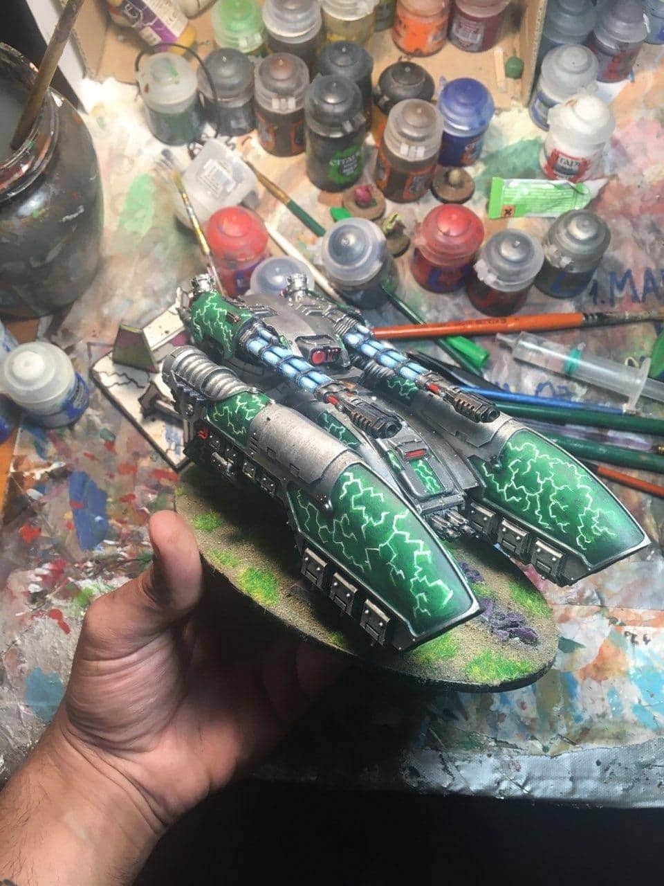 Caladius Grav-tank, Warhammer Figure, Adeptus Custodes, Warhammer 40k ...