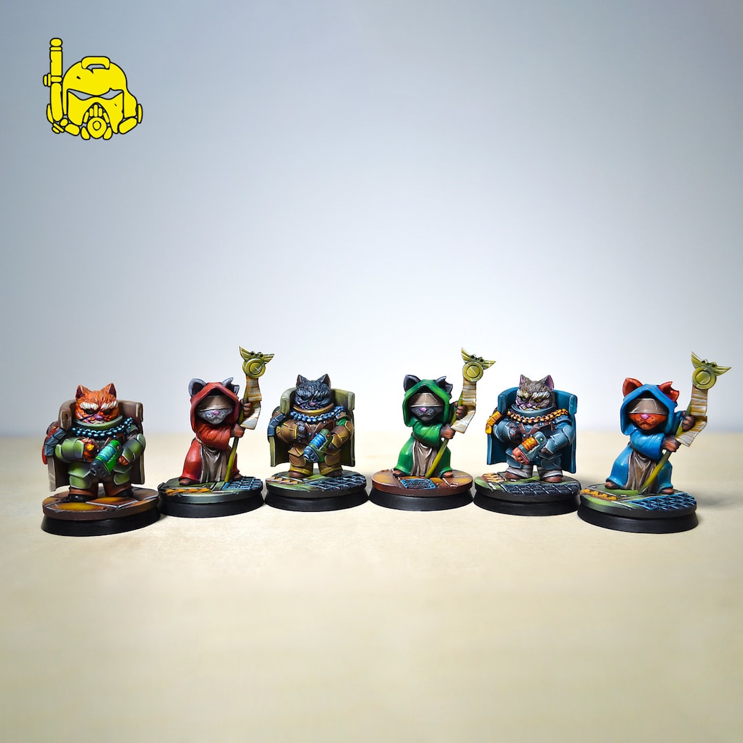 Warhammer 40000 Imperium Cats, Pro Painted - Etsy
