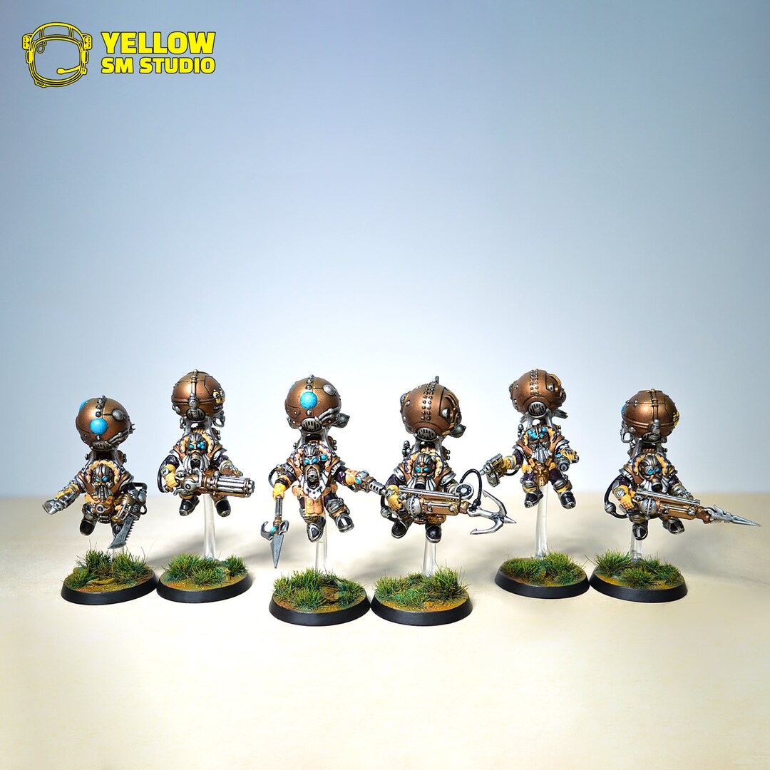 Endrinriggers (6), Warhammer Figure, Kharadrons Overlords, Warhammer ...