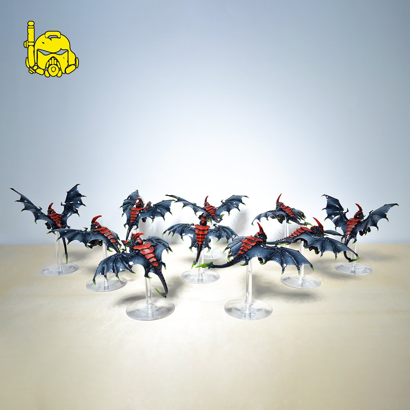 Gargoyles 10, Tyranids, Warhammer 40000, Pro Commission Painted ...