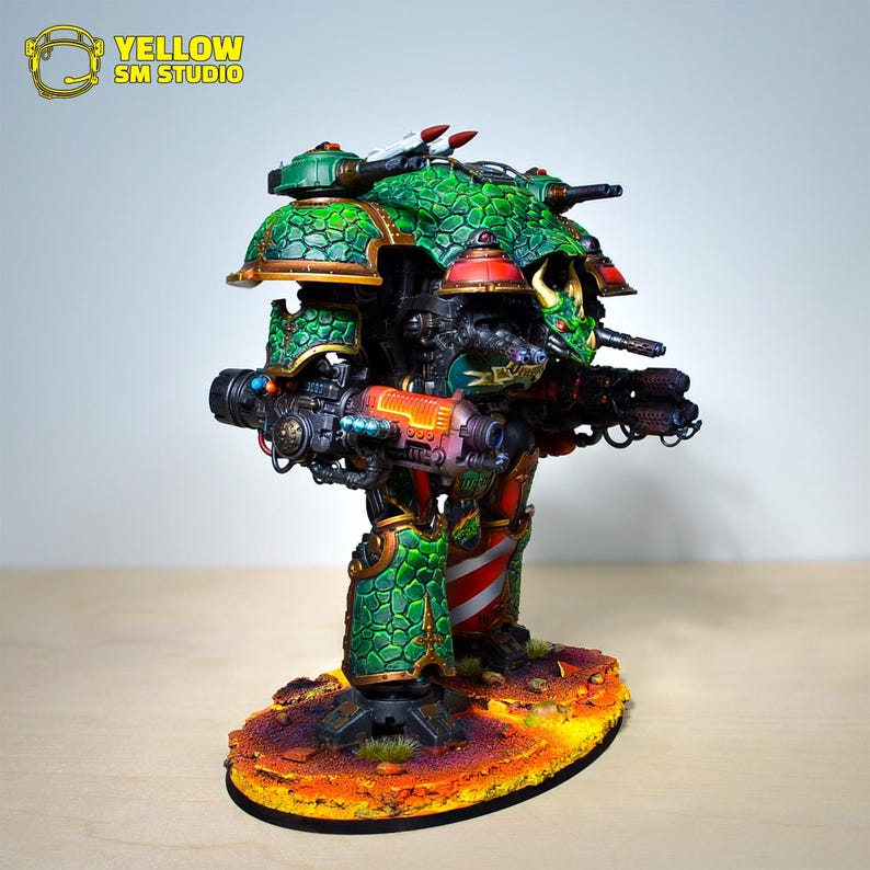 Salamander Knight Castellan, Imperial Knights, Warhammer 40000, Pro ...