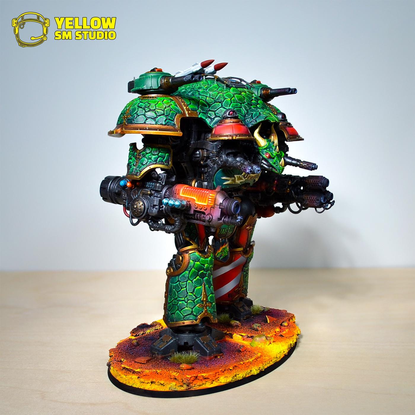 Salamander Knight Castellan, Imperial Knights, Warhammer 40000, Pro ...