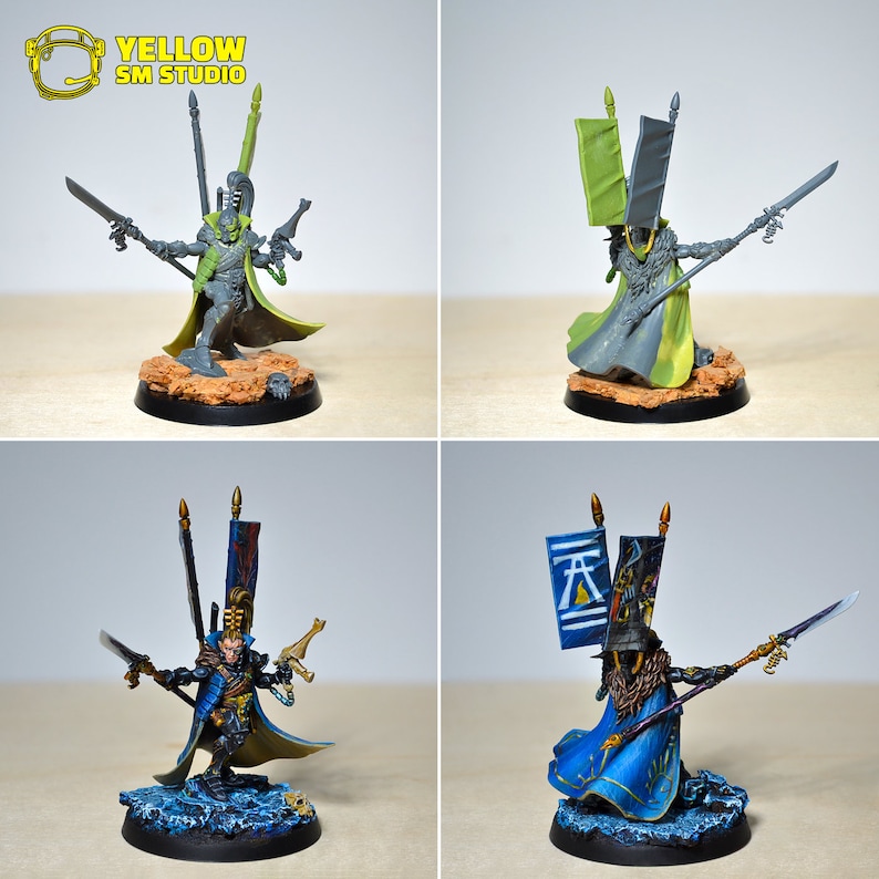 Bespoke Phoenix Prince Yriel, Aeldari, Phoenix Lord, Eldar of Iyanden ...