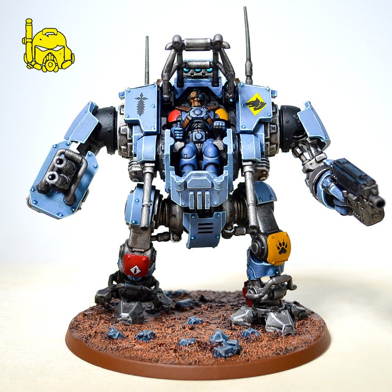 Space Wolves Invictor Warsuit, Space Marines, Warhammer 40000, Pro ...