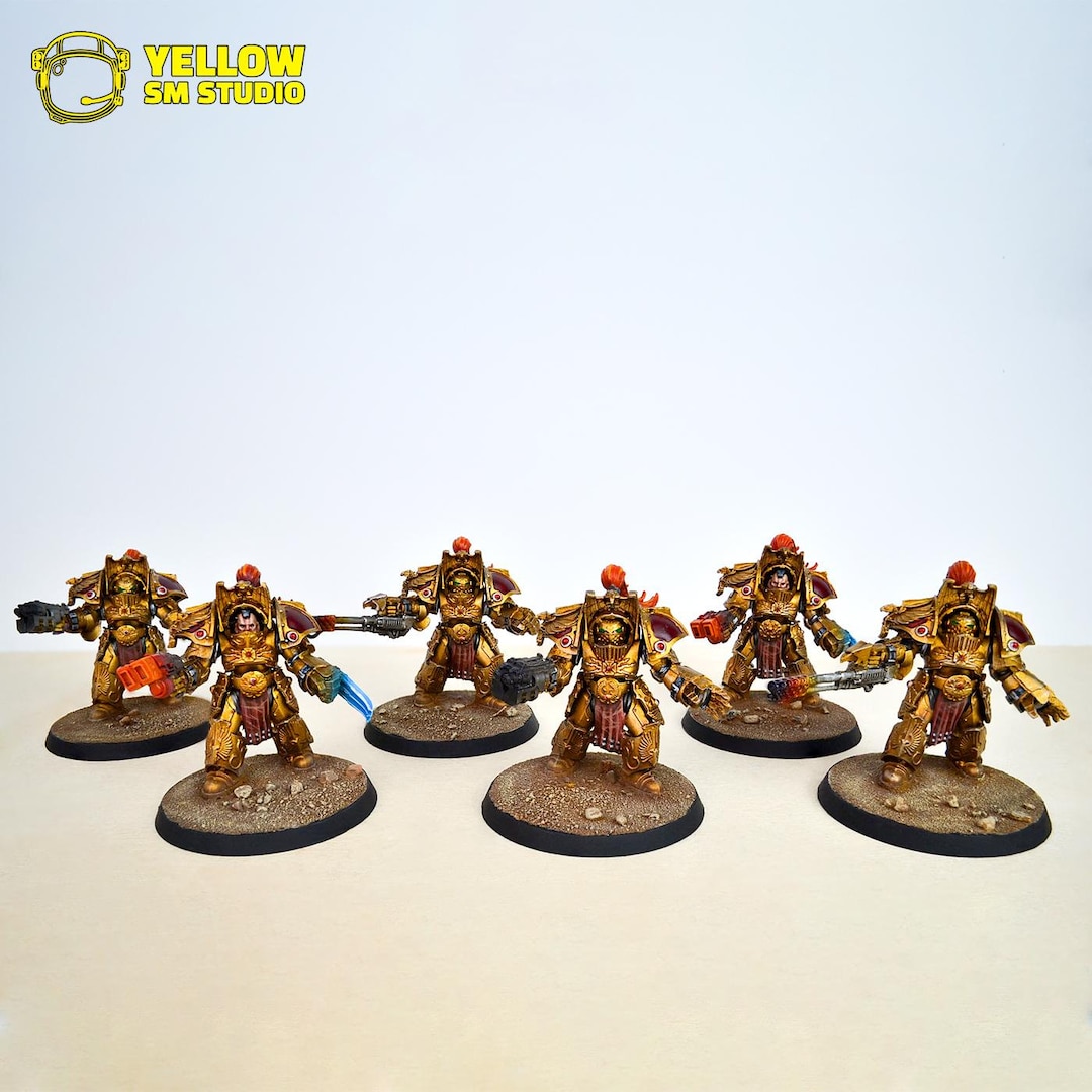 3 Legio Custodes Aquilon Terminators, Adeptus Custodes, Armies of the ...
