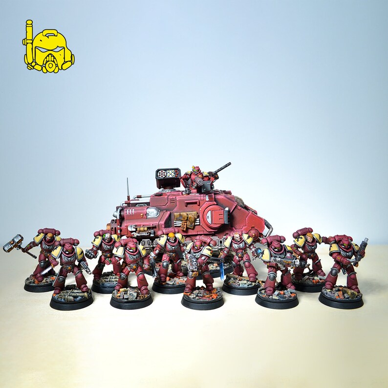 Space Marines Army Commission, Warhammer 40000, Full Army, Pro Painted ...