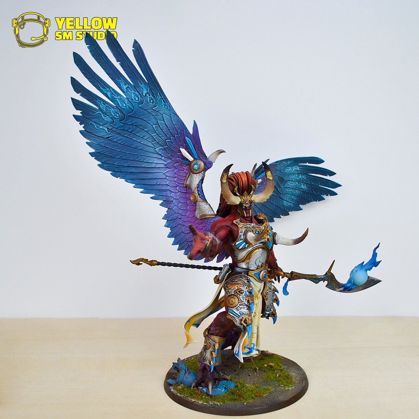 Magnus the Red, Thousand Sons, Warhammer 40000, Pro Painted Figurine ...