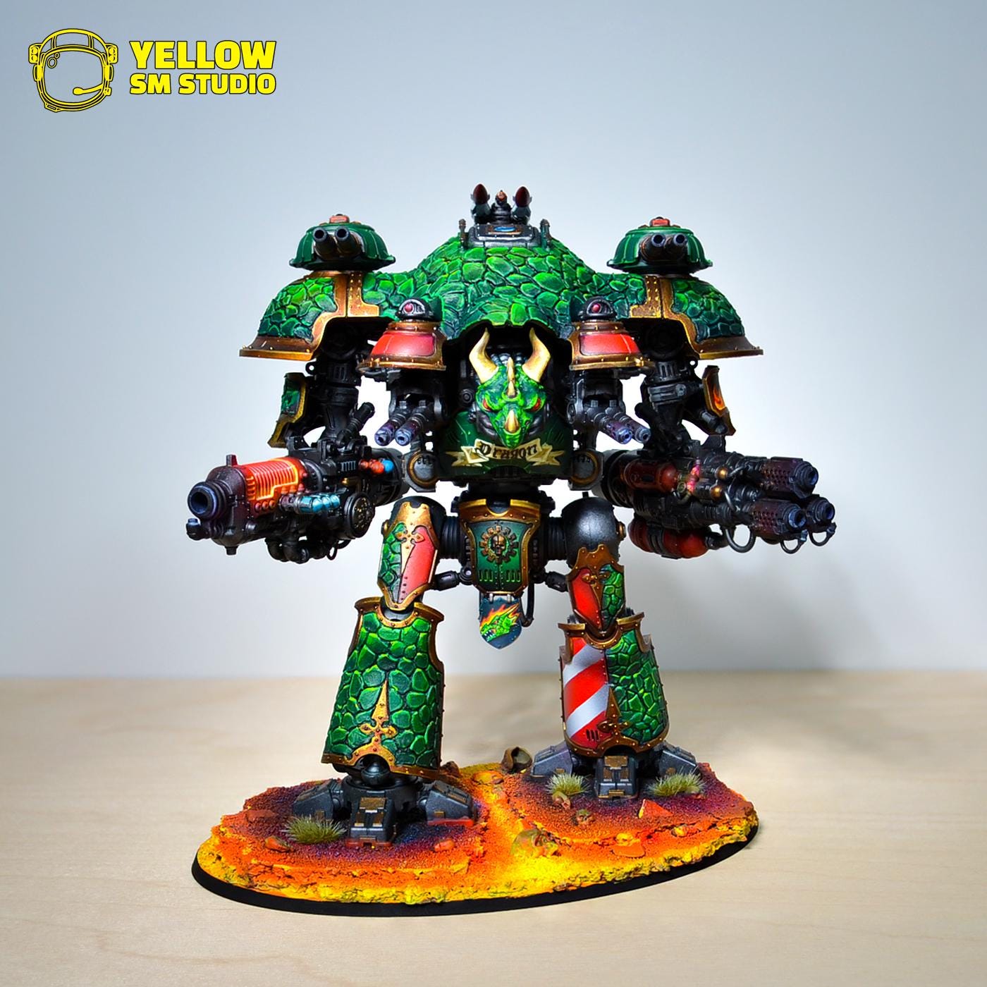 Salamander Knight Castellan, Imperial Knights, Warhammer 40000, Pro ...
