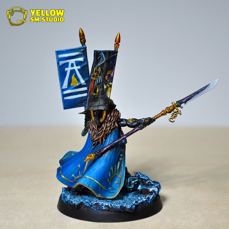 Bespoke Phoenix Prince Yriel, Aeldari, Phoenix Lord, Eldar of Iyanden ...