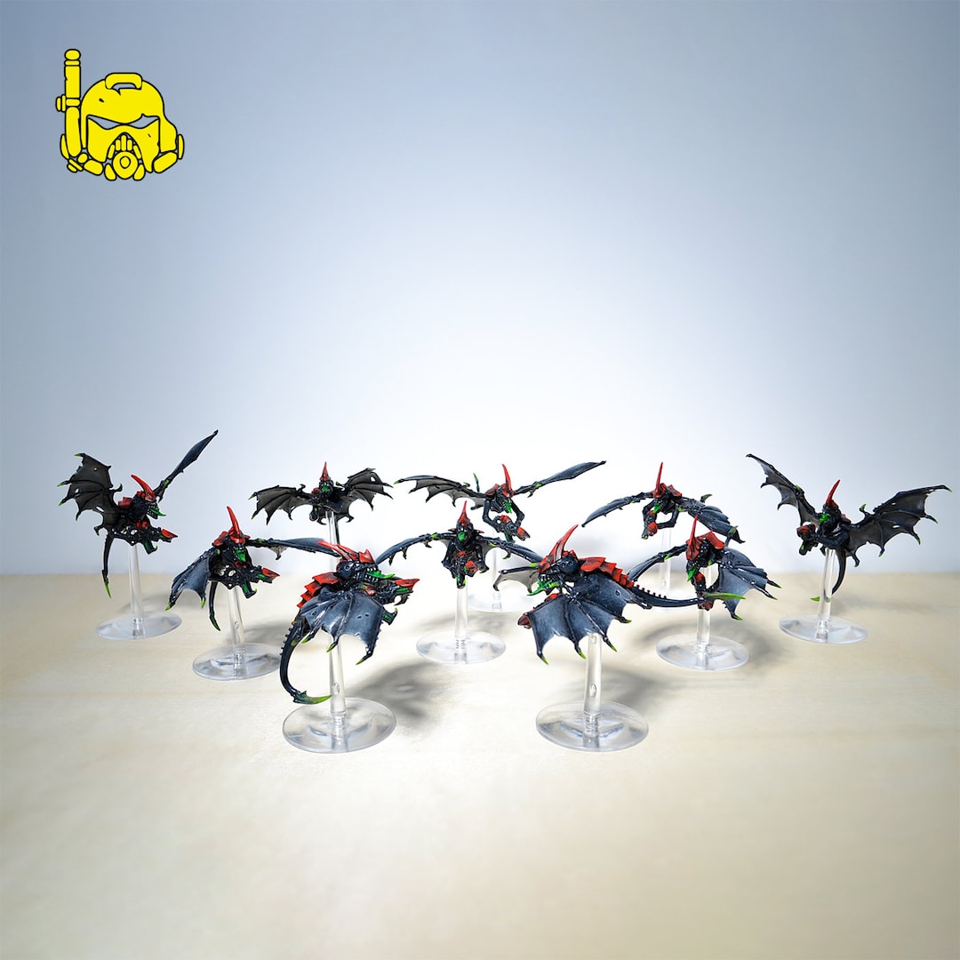 Gargoyles (10), Tyranids, Warhammer 40000, Pro Commission Painted ...
