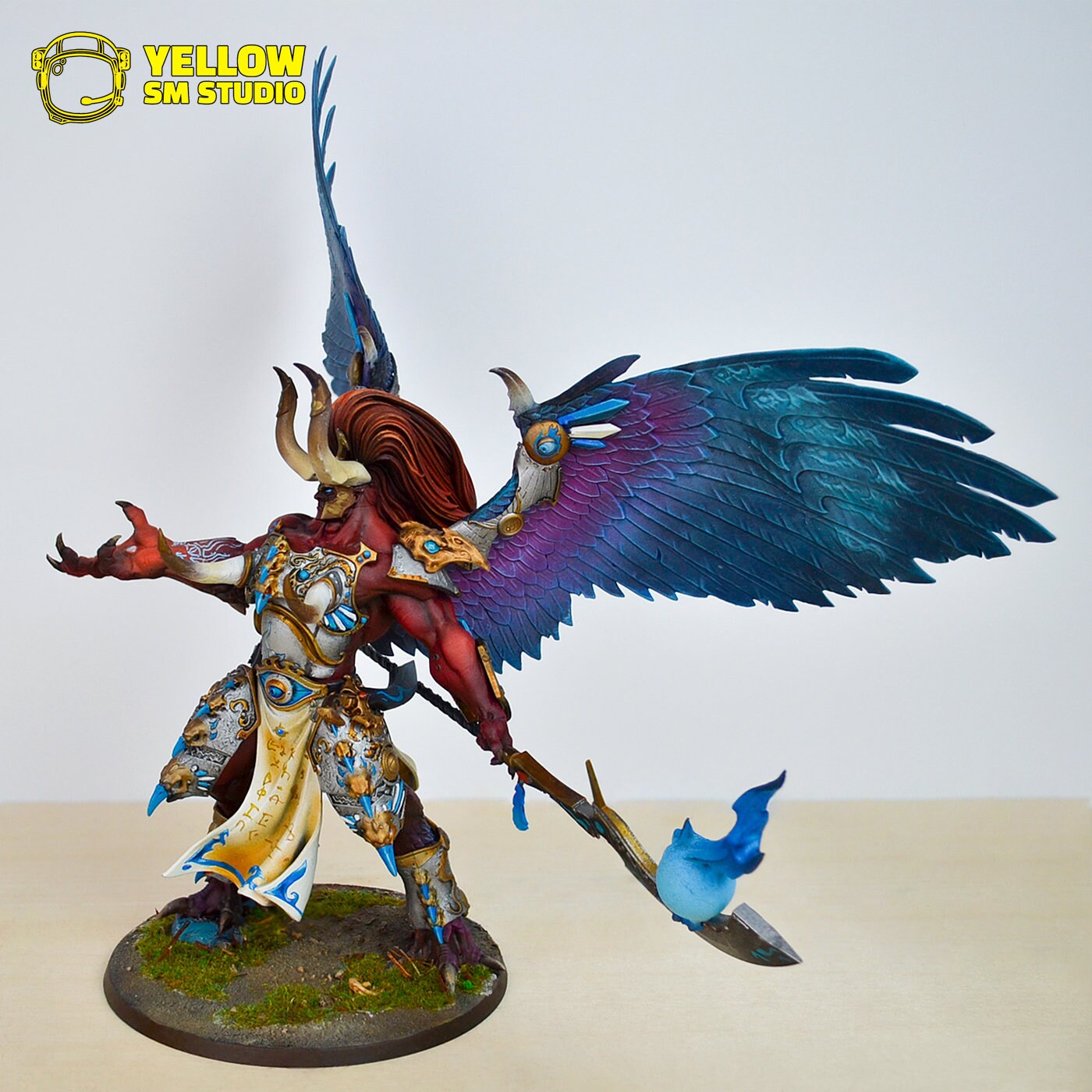 Magnus the Red, Thousand Sons, Warhammer 40000, Pro Painted - Etsy
