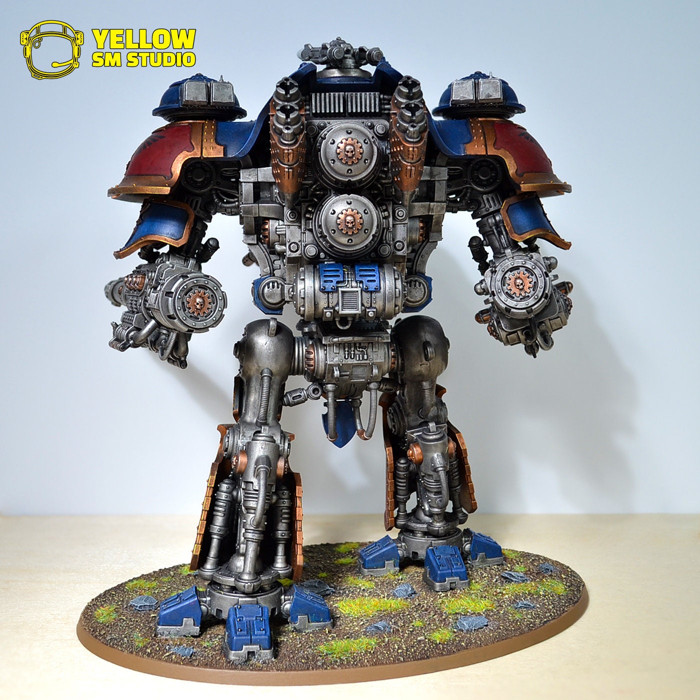 Knight Castellan, Imperial Knights, Warhammer 40000, Pro Painted - Etsy