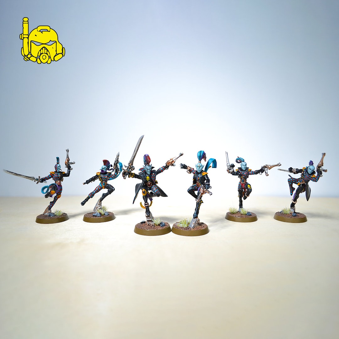 Harlequin Troupe and Troupe Master, Aeldari, Warhammer 40000, Pro ...