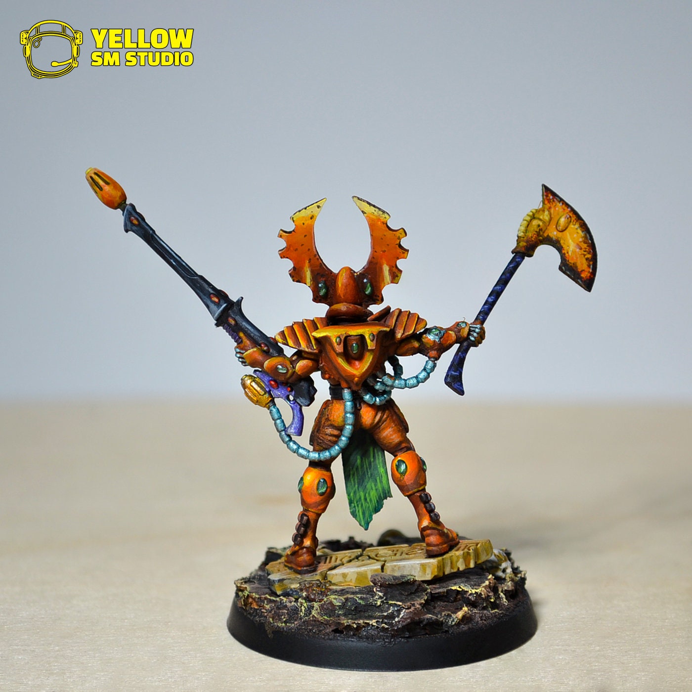 Bespoke Phoenix Lord Fuegan, Infernal Lord From the Warhammer 40000, is ...