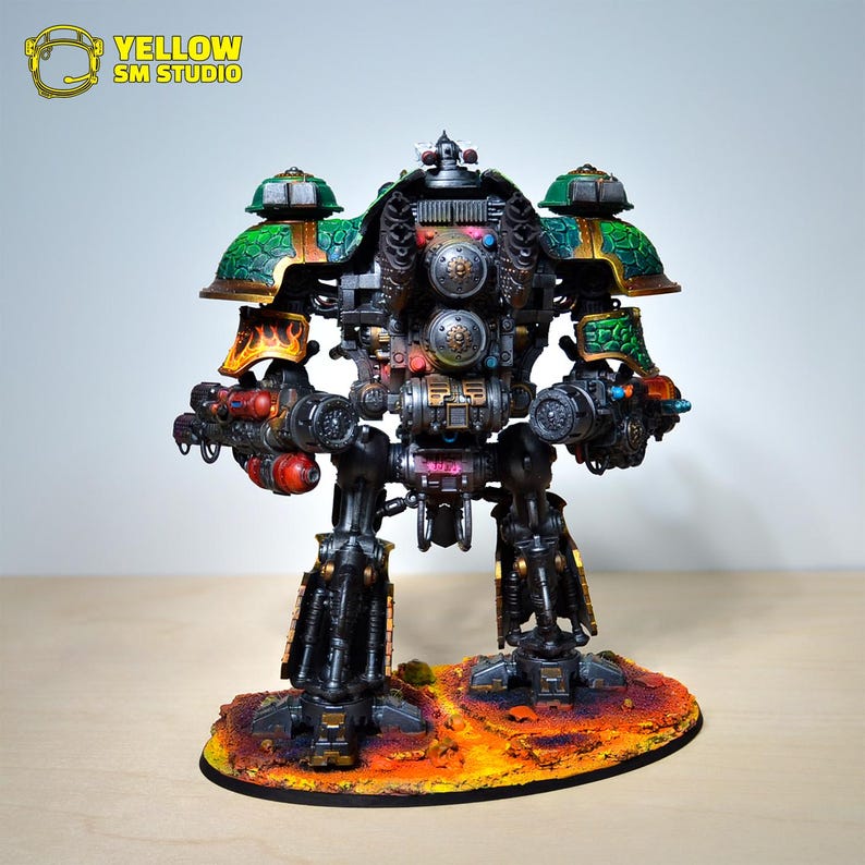 Salamander Knight Castellan, Imperial Knights, Warhammer 40000, Pro ...