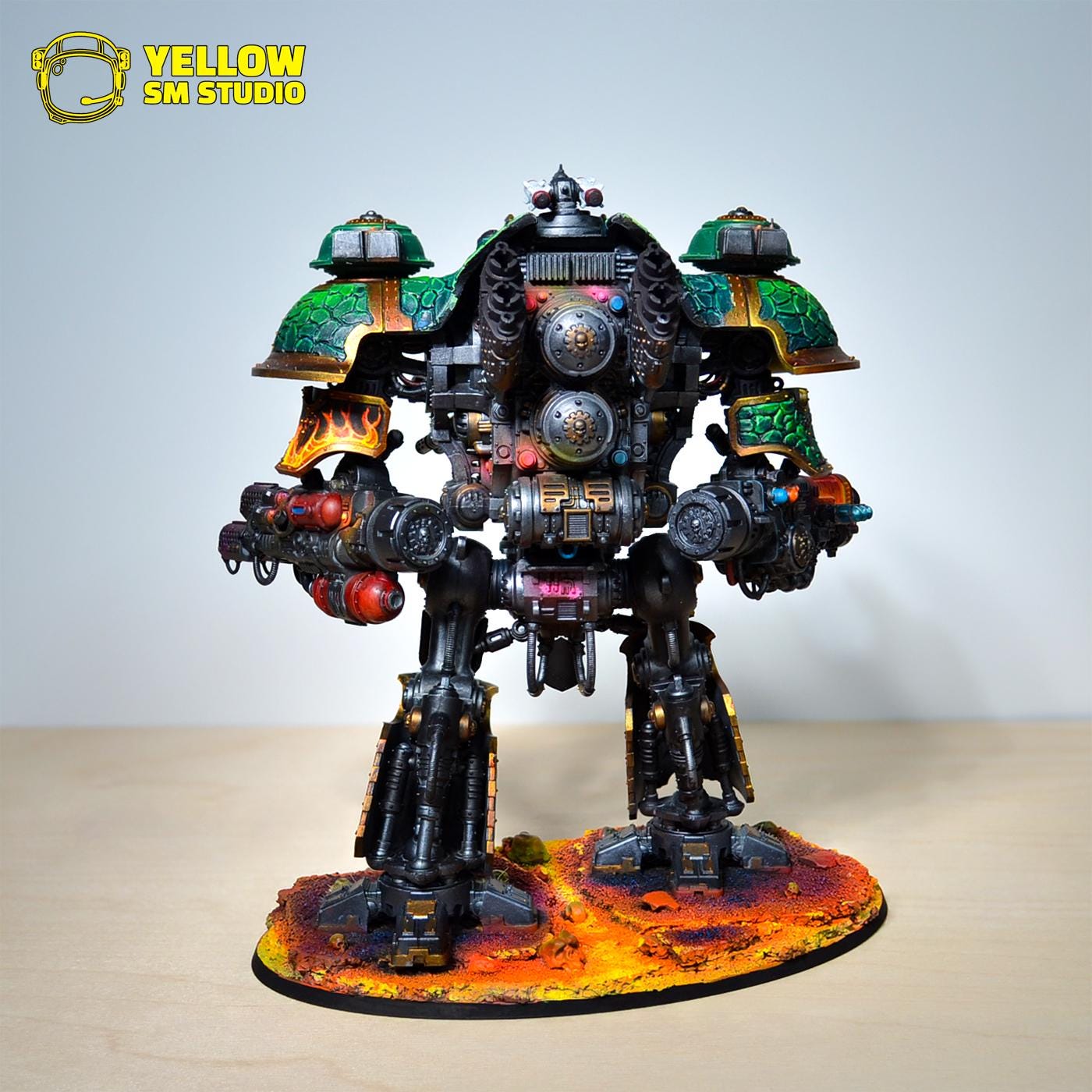 Salamander Knight Castellan, Imperial Knights, Warhammer 40000, Pro ...