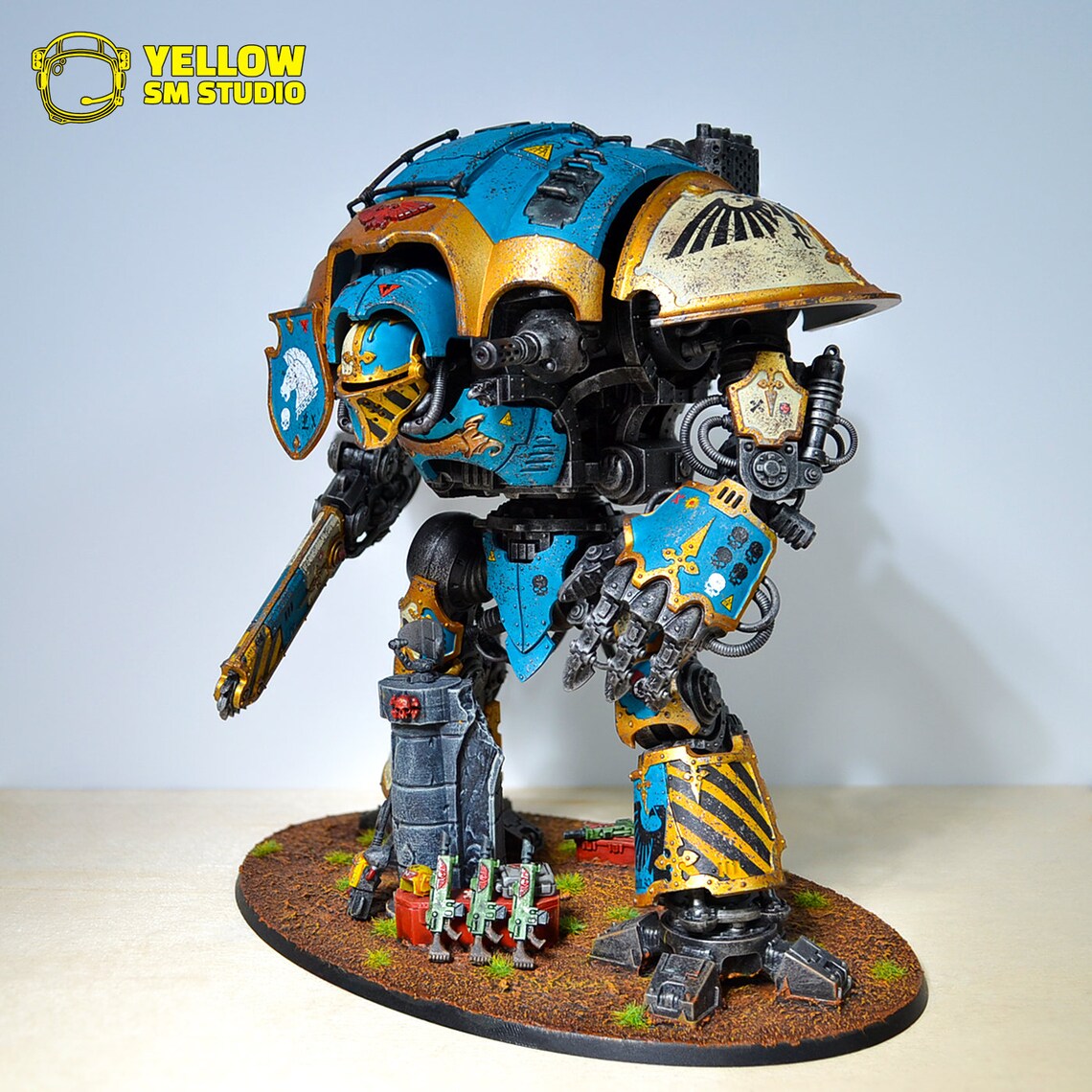 Knight Gallant - Imperial Knights - Warhammer 40000 - Pro Painted ...