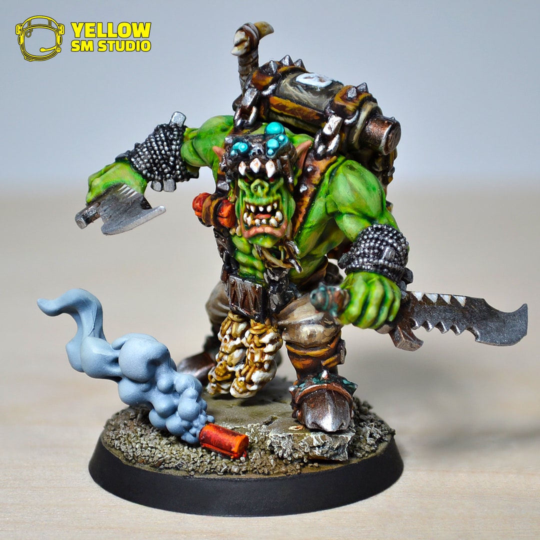 Boss Snikrot, Orks, Xenos, Warhammer 40000, Commission Painted Pro ...