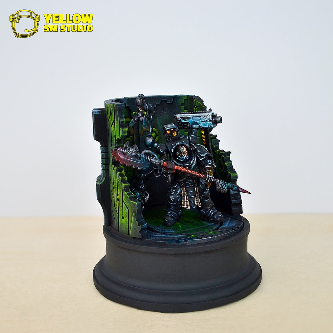 Iron Father Feirros, Iron Hands Space Marines, Warhammer 40000, Pro ...