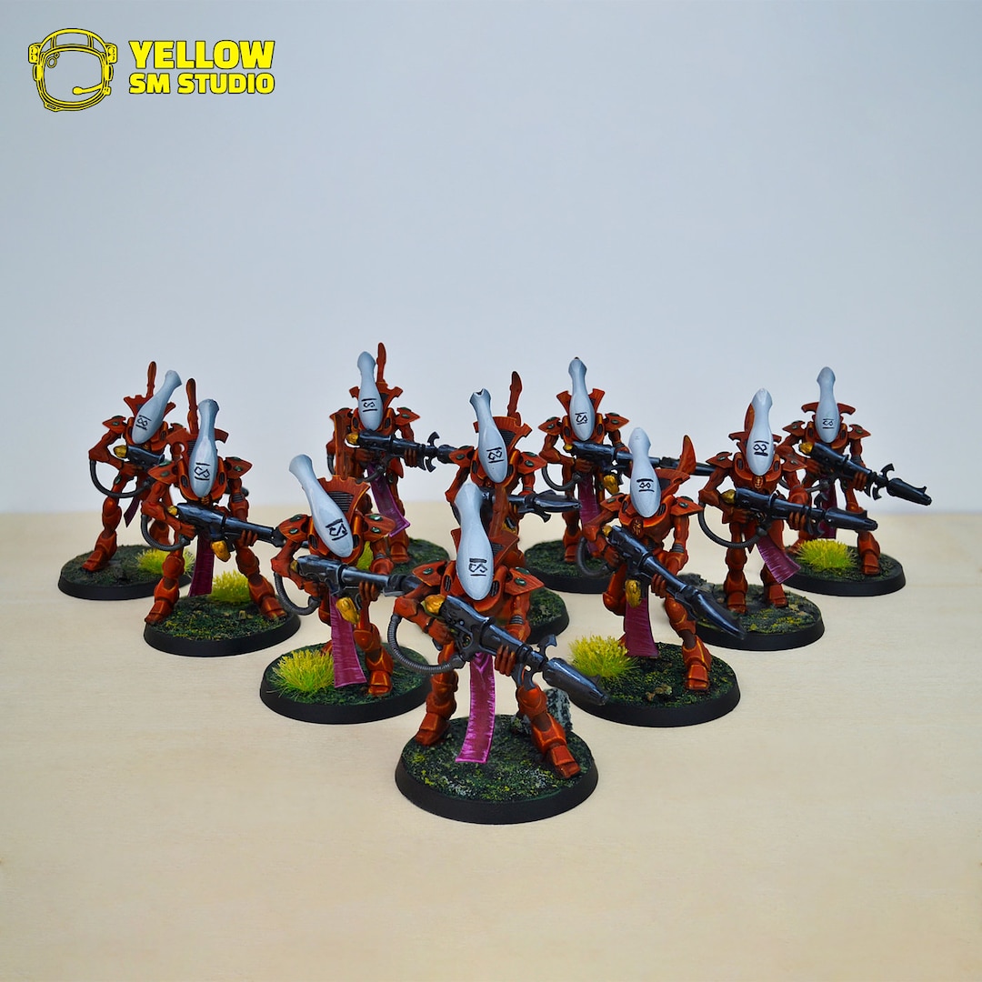 Warhammer, Wraithguard 5 Models, Warhammer Figure, 40k Pro Painted ...