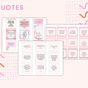 Ultimate Vision Board Kit With Images, Affirmations, Happiness Quotes ...