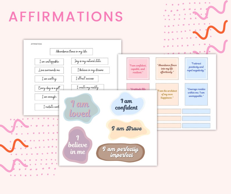 Ultimate Vision Board Kit With Images, Affirmations, Happiness Quotes ...