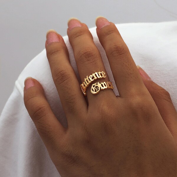 Name Ring - Etsy