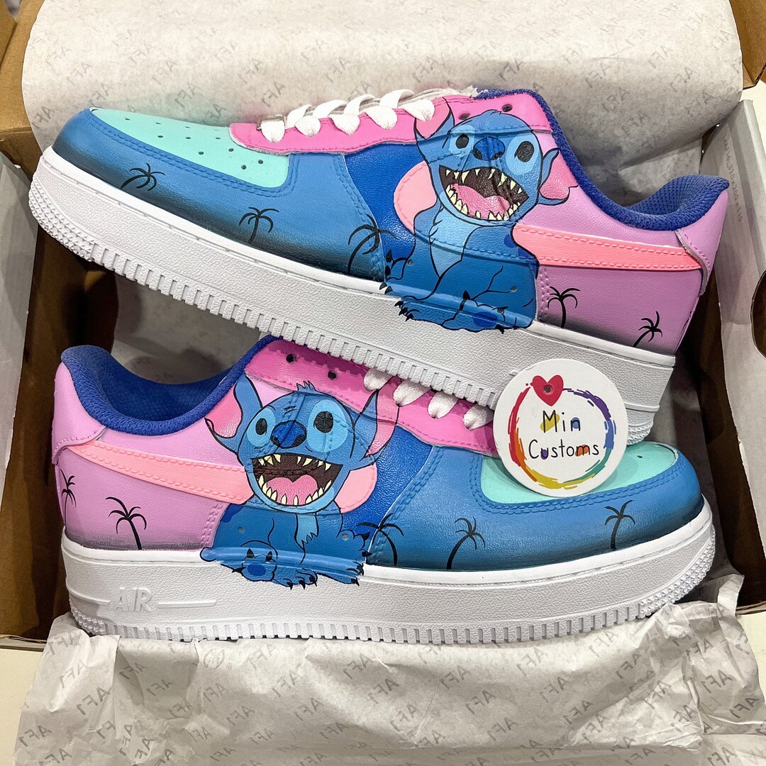 Stich Ohana Air Force 1 Custom order Now: Airforces1.com/sn1204-201 - Etsy