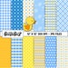 12 Rubber Duck Digital Papers 300 DPI Highest Quality, Rubber Duck ...