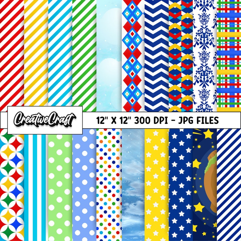 24 Little Prince Digital Papers 300 DPI Maximum Quality, Little Prince ...