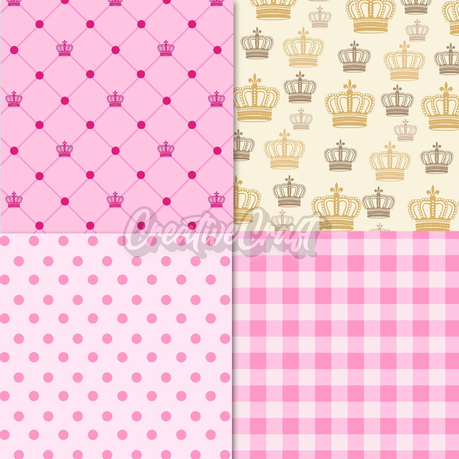 24 Princess Digital Papers 300 DPI Maximum Quality, Princess ...